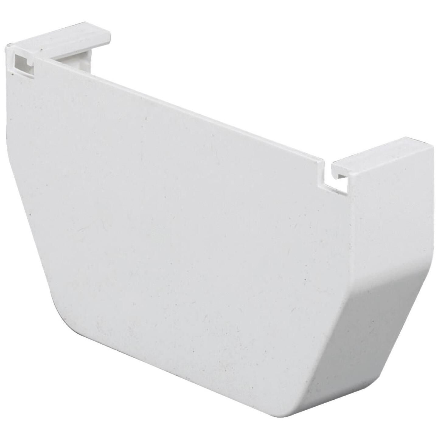 Amerimax 5 In. Contemporary White Vinyl Gutter End Cap - Palmyra, NY ...